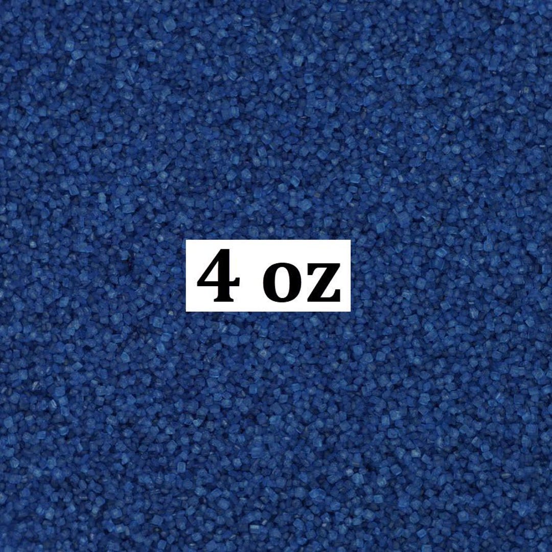 Navy Blue Sugar Crystals - Navy Blue Sprinkles - 4 Ounces - Decorating ...