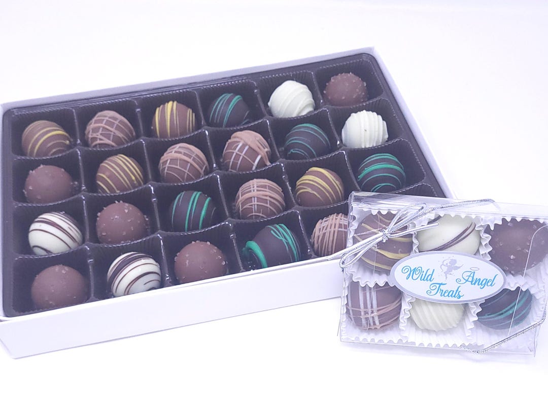 Gourmet Chocolate Bite Size Truffles - Assorted Flavors - Etsy
