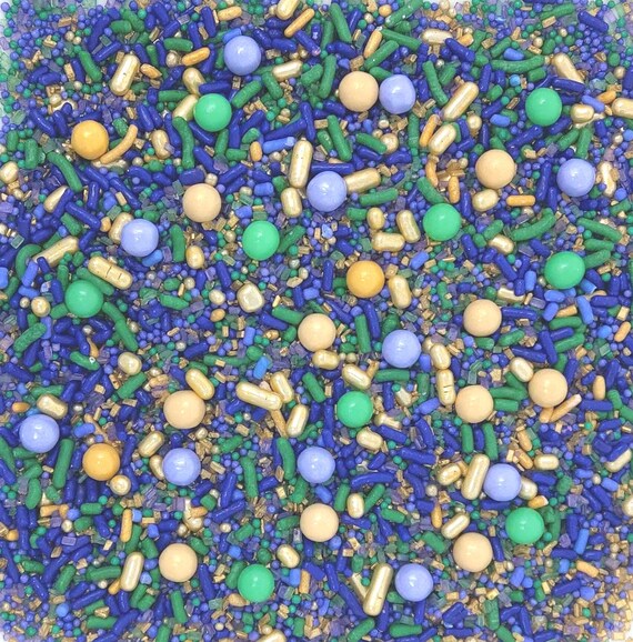 Mardi Gras Sprinkle Mix - Etsy