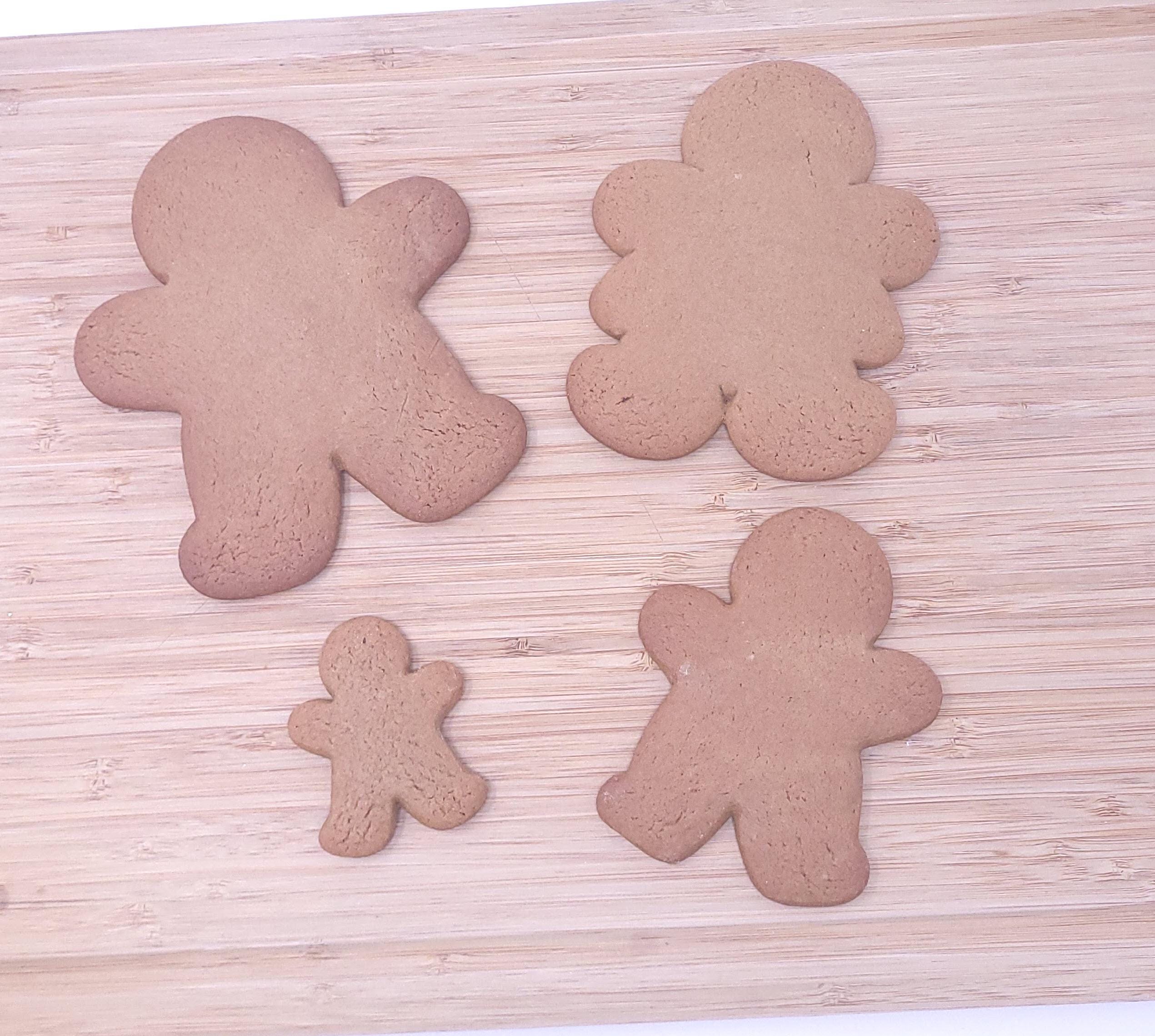 UNDECORATED Gingerbread Man & Gingerbread Woman Cookies - 1 Dozen - Etsy