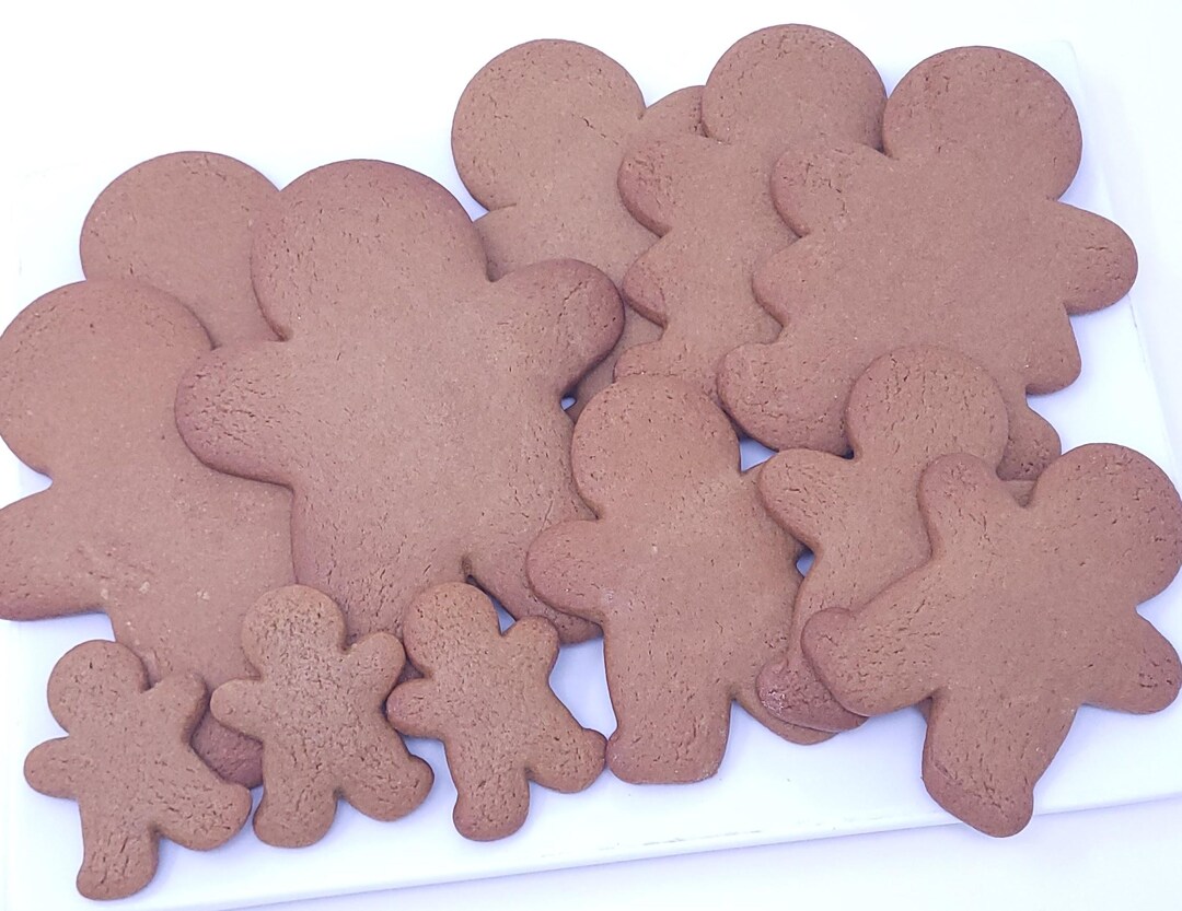 UNDECORATED Gingerbread Man & Gingerbread Woman Cookies - 1 Dozen - Etsy