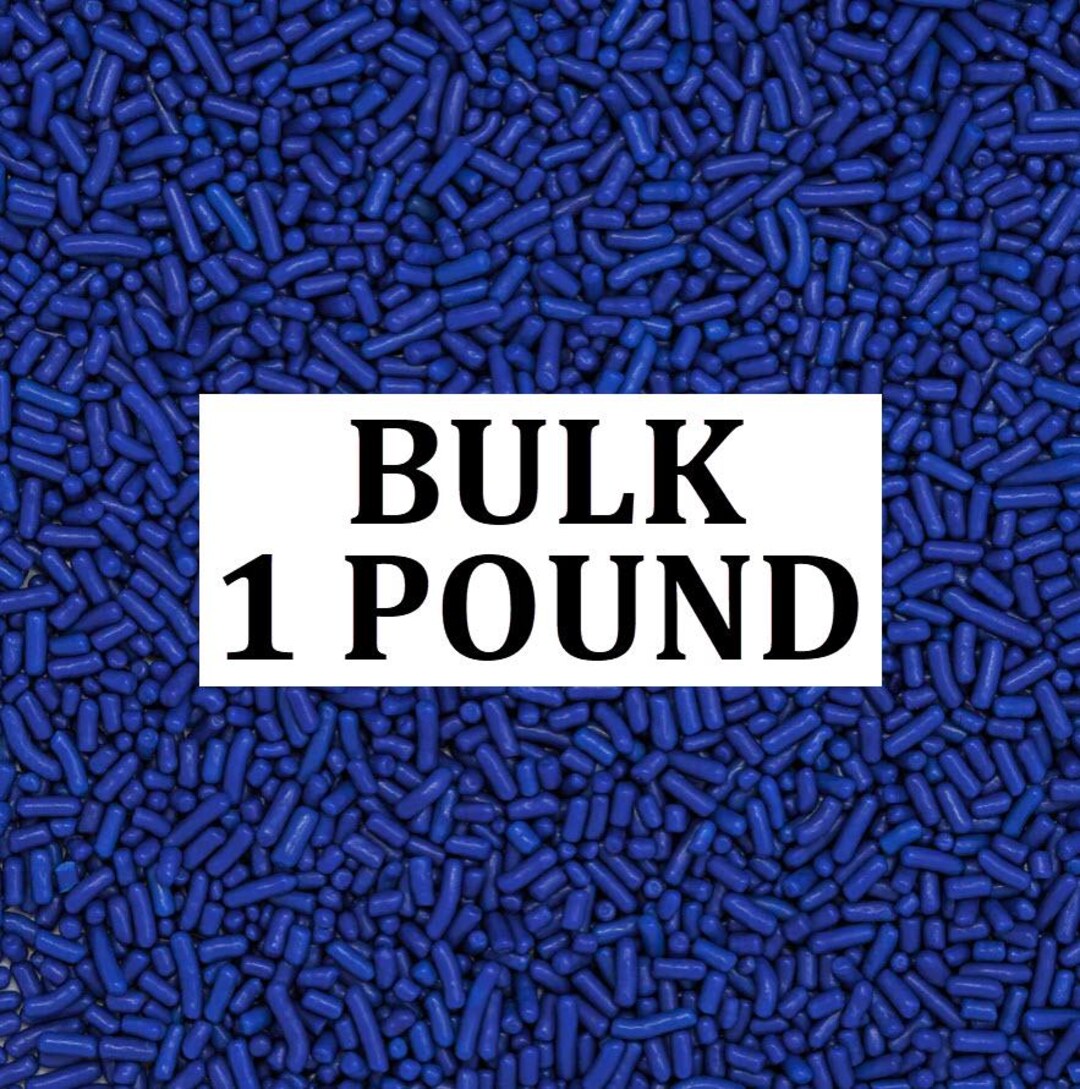 Navy Blue Jimmies - Navy Blue Sprinkles - 16 Ounces - Decorating Cakes ...