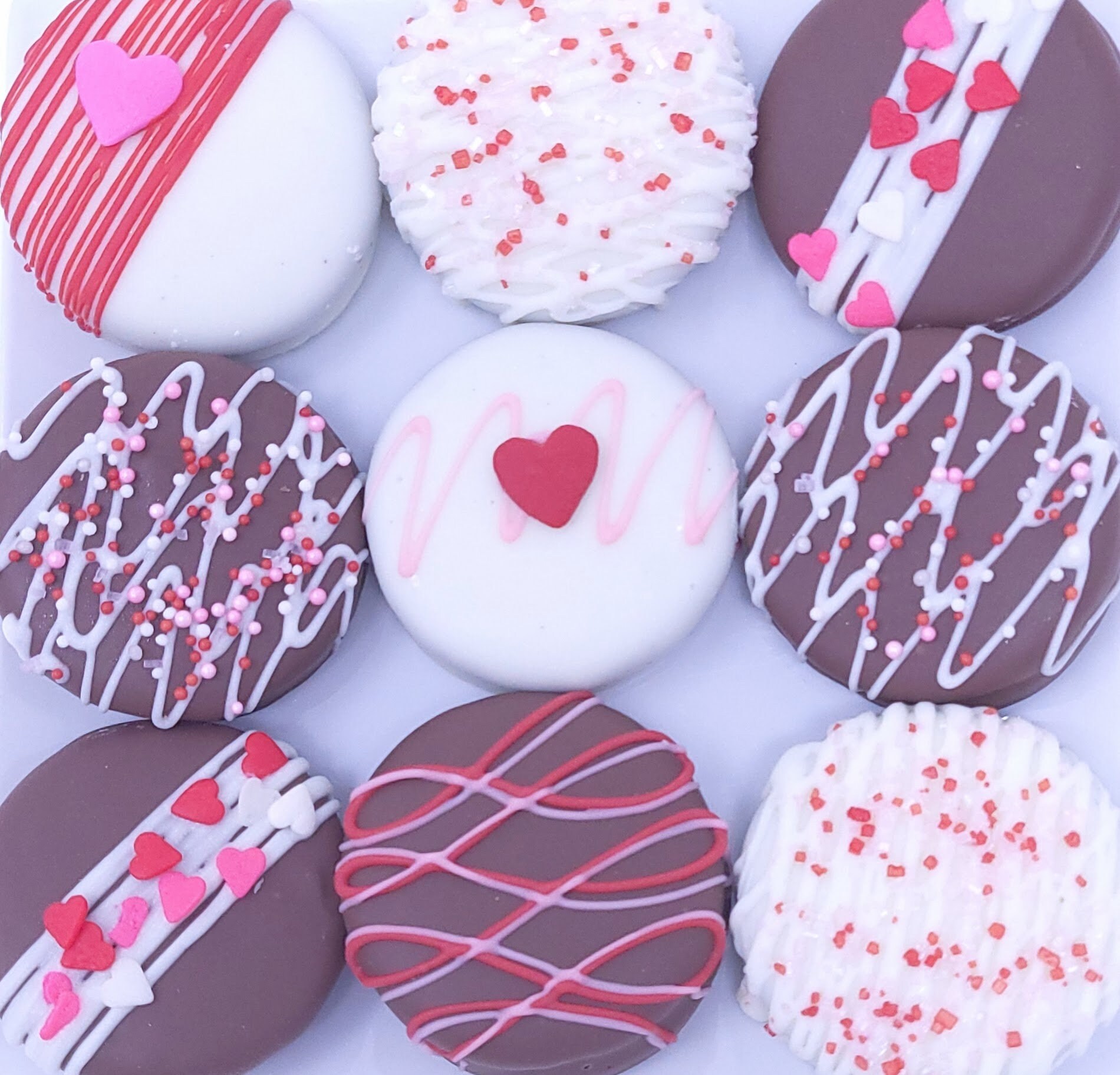 Love Heart Artisanal Chocolate Covered Oreos (6 Pack) - Etsy
