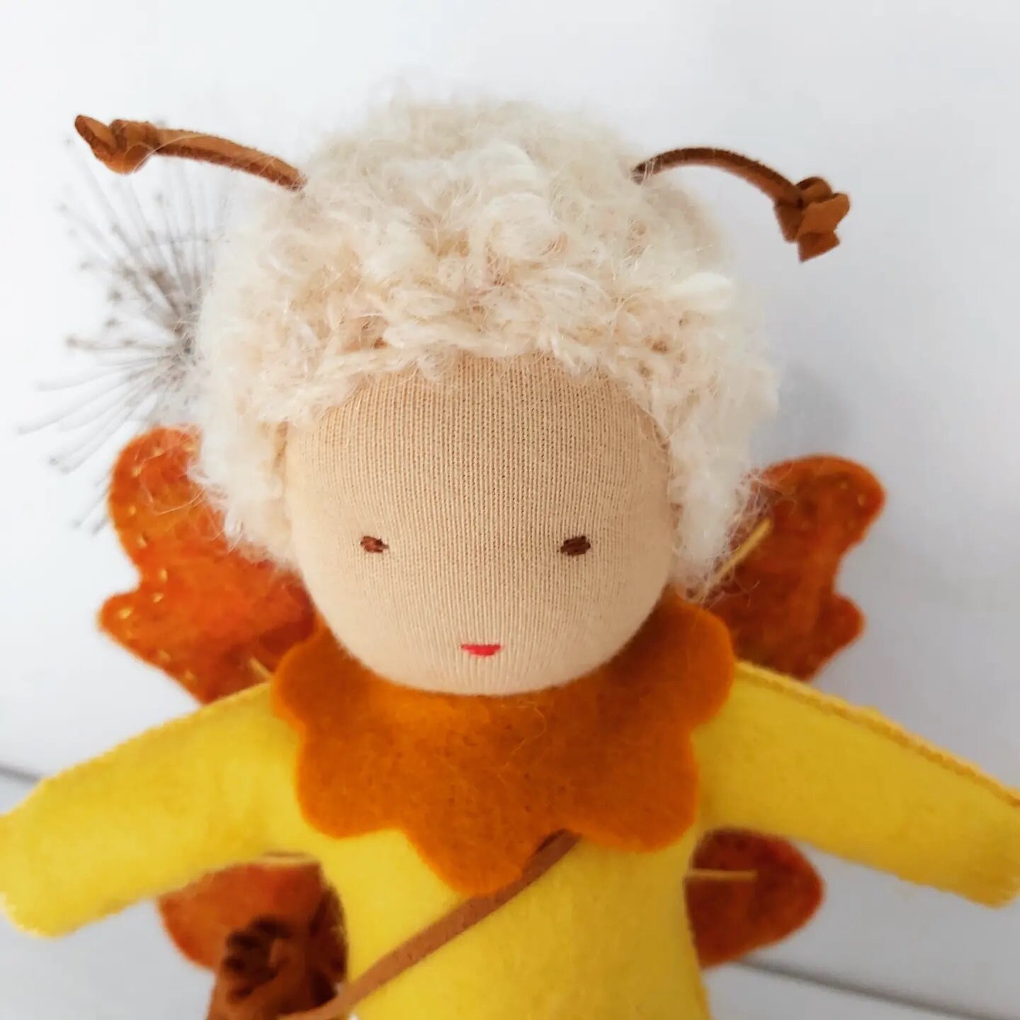 Small Waldorf Doll | Maya - a Little Butterfly Traveling Doll ...
