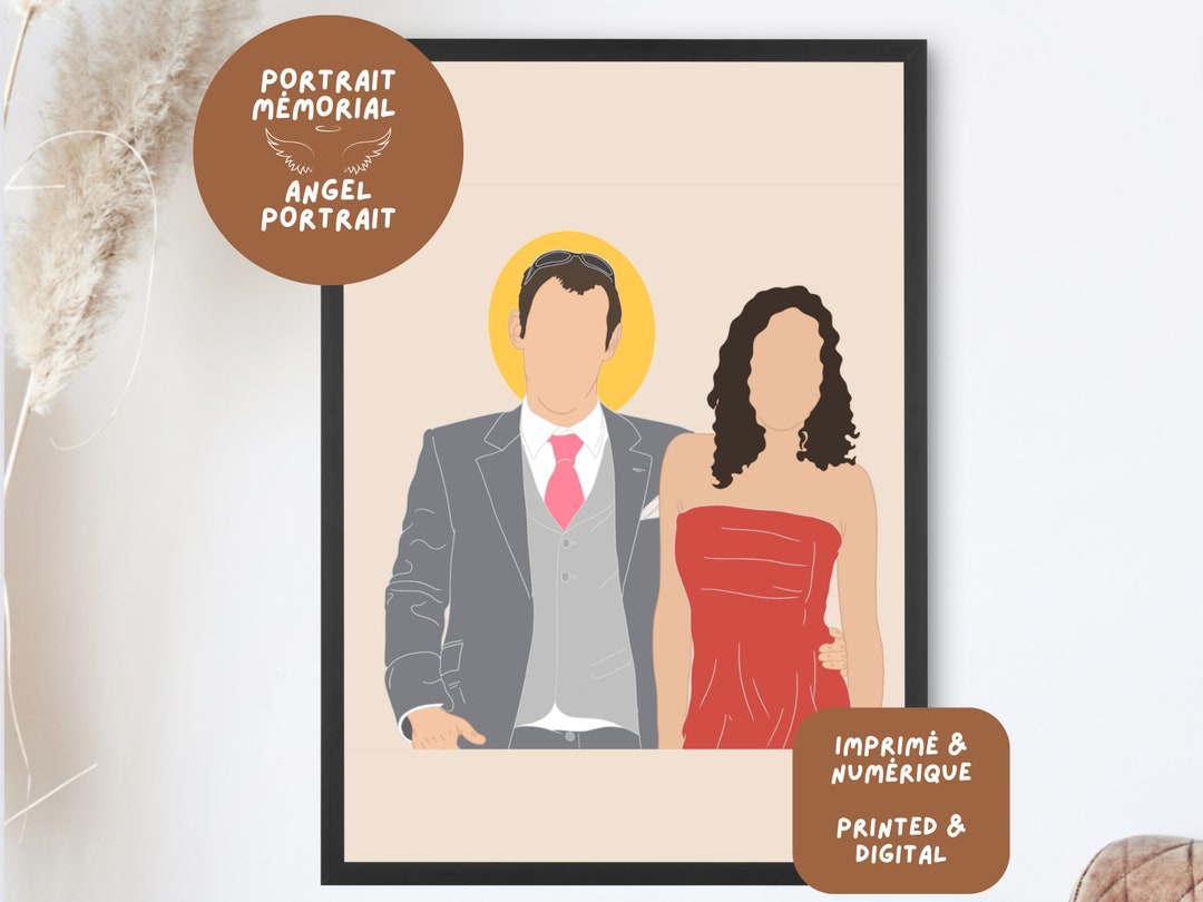 Personalized Commemorative Drawing. Memorial Drawings. - Etsy