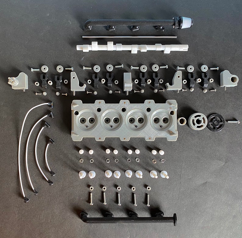 Download STL Files 3D Printed Inline 4 Cylinder Engine - Model Motor ...