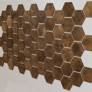 Honeycomb Living Room Decor Headboard Wood Wall Art Wall - Etsy