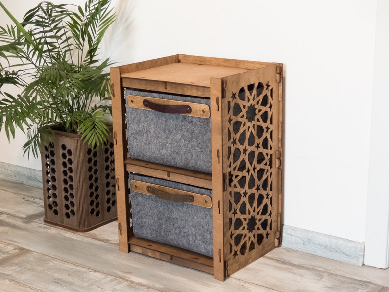 Nightstand Bedside Table Bedroom Furniture Bookshelf - Etsy