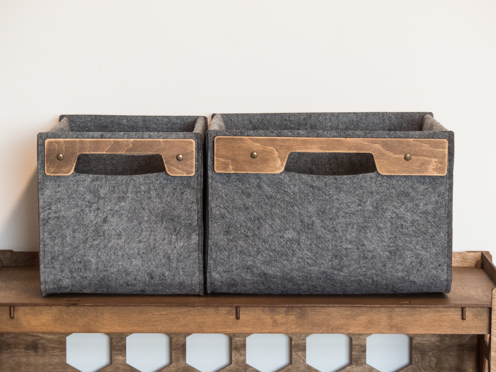Standard Hexagonica Felt Boxes, Fabriс Storage Bins - Etsy