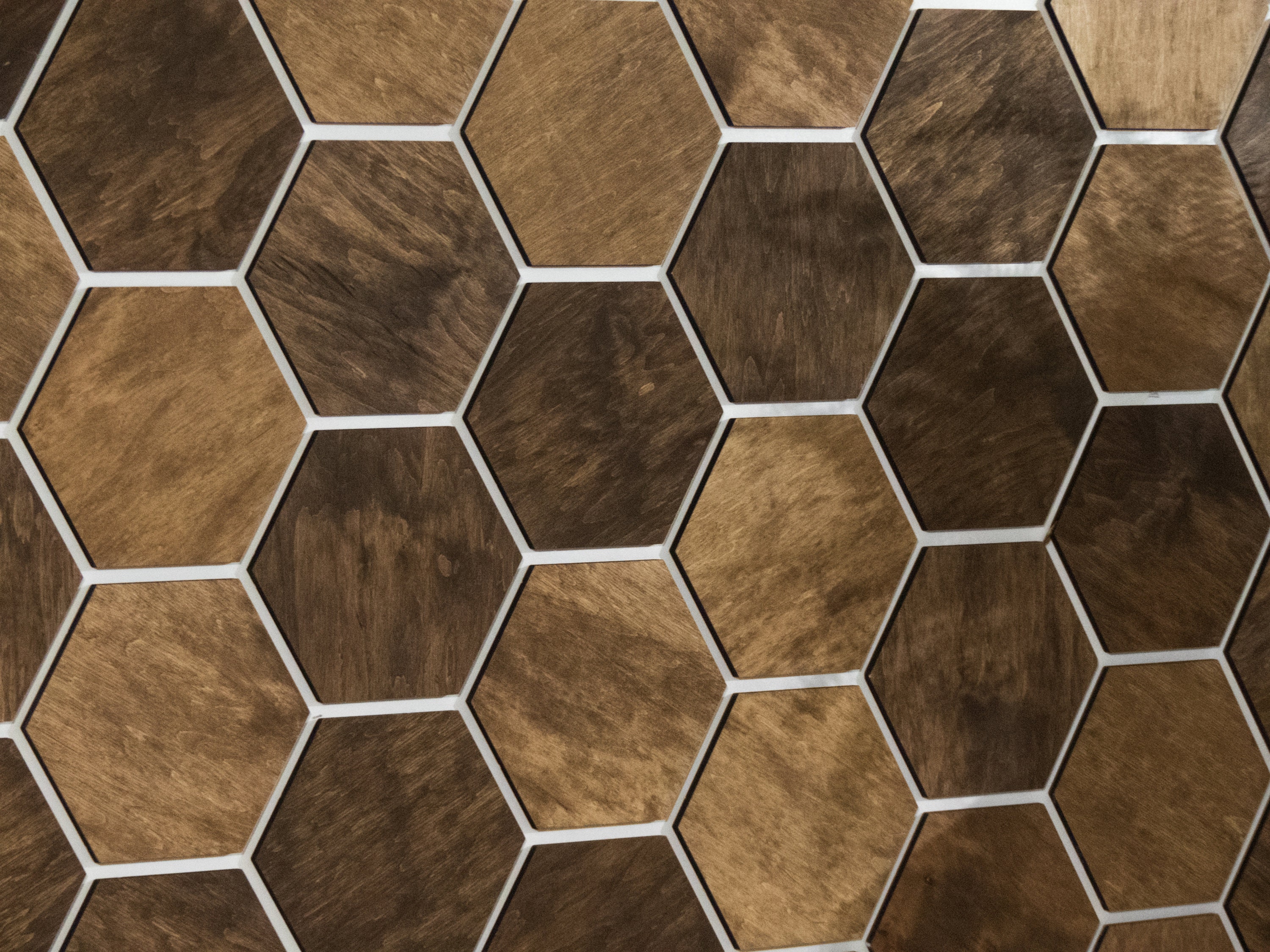 Hexagon Decorative Wall Panels for Living Room Slat Wall - Etsy UK