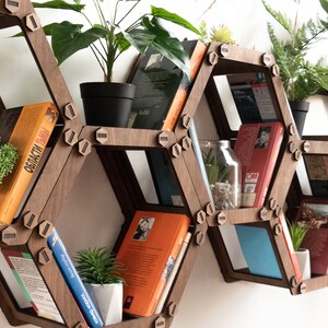 Hexagon Shelves Honeycomb Plant Shelf Wall Shelf 5pcs SET - Etsy