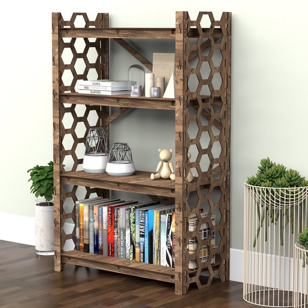 Rustic Bookcase - Etsy