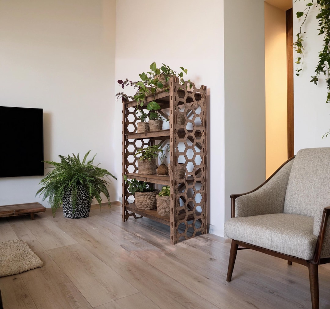 Cozy Bookshelf for Living Room, Bookcase, Shelving Unit (48"h 14.5"d ...