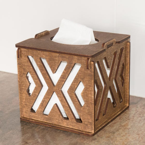 Wooden Tissue Box Cover - Etsy