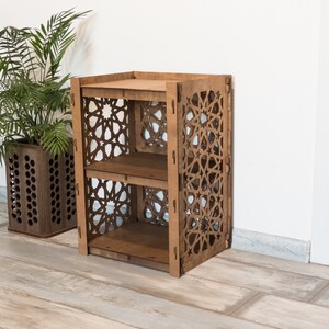 Nightstand Bedside Table Bedroom Furniture Bookshelf - Etsy