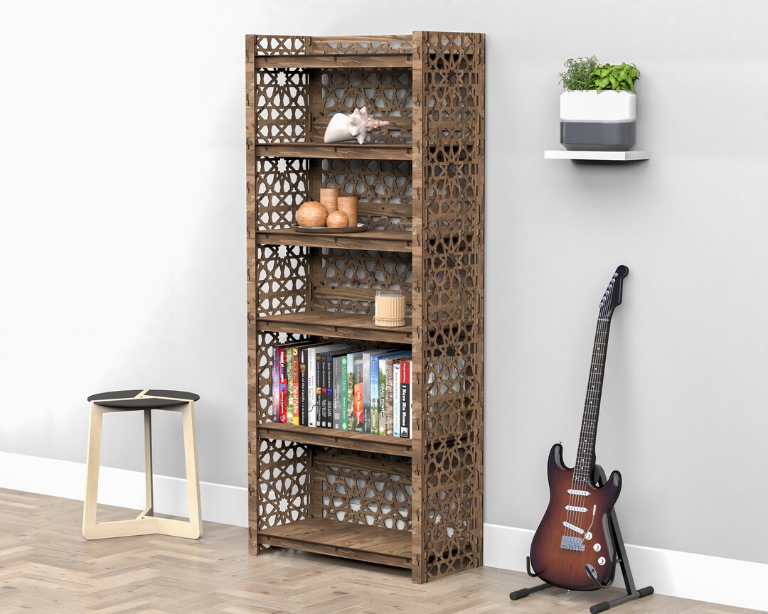 Bookcase Bookshelf Wooden Shelf Bookshelves Shelving Unit arabic 29.5w ...