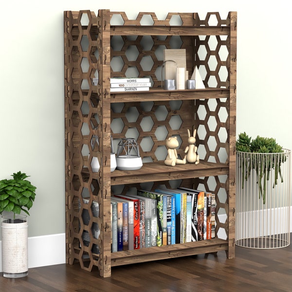 Rustic Bookcase - Etsy