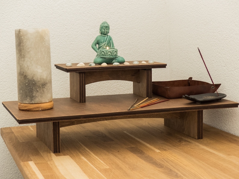 Hexagonica Altar Table: Small Plywood Shrine Desk - Etsy