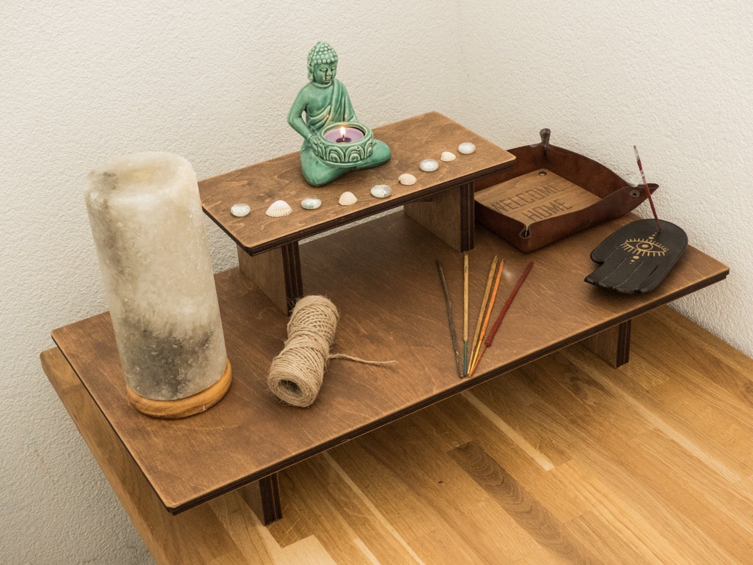 Witches Altar Table, Small Altar Table, Pagan Altar Table, Altar Desk ...