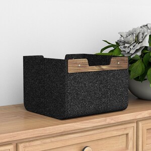 Unique Storage Bin, Felt Storage Basket, Felt Box, Hexagonica - Etsy