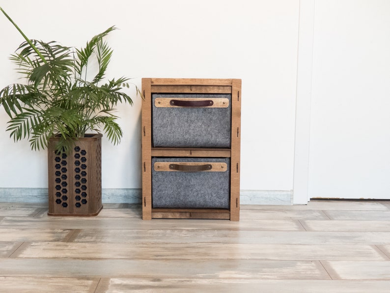 Nightstand Bedside Table Bedroom Furniture Bookshelf - Etsy