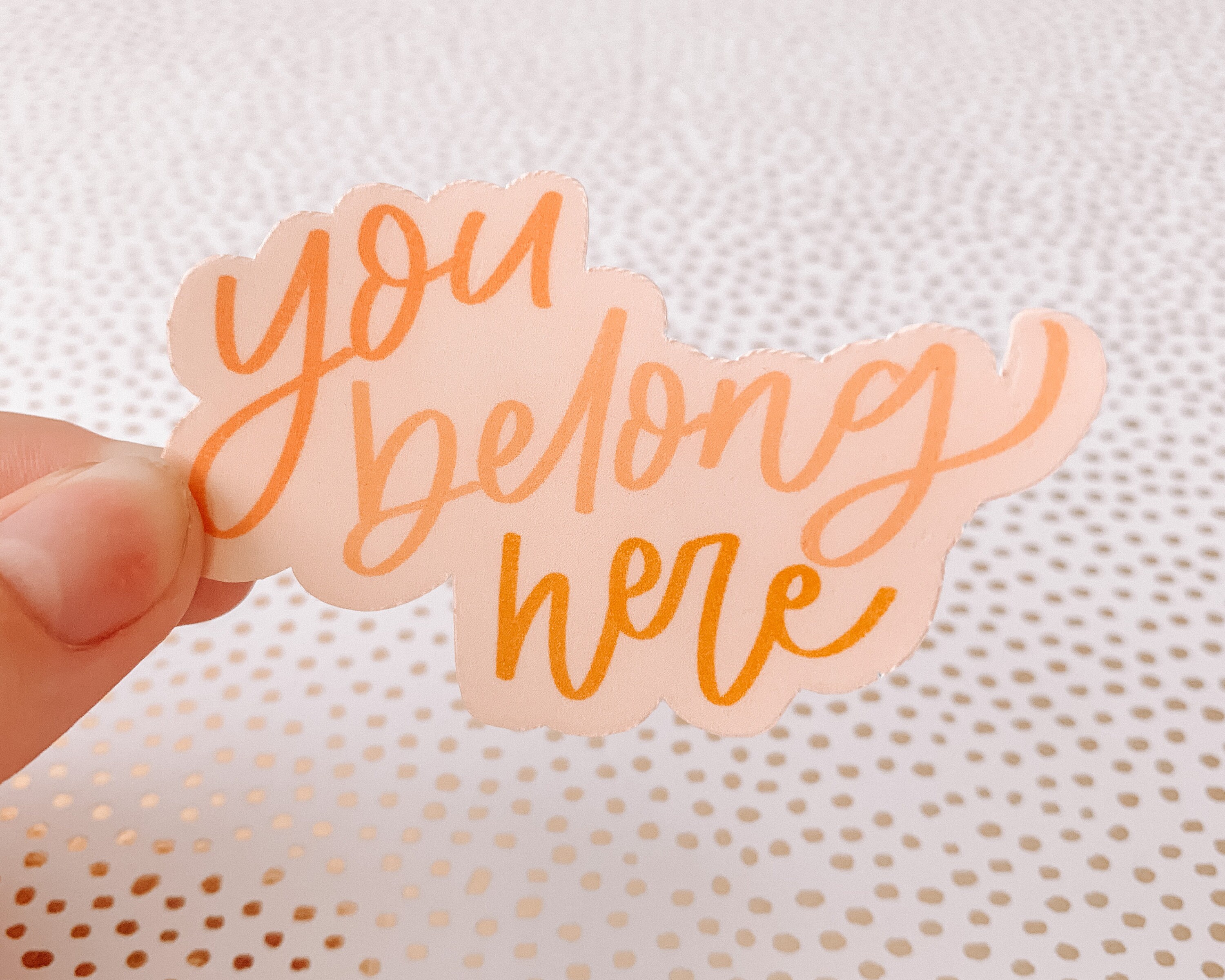 You Belong Here Sticker/decal & Waterproof - Etsy