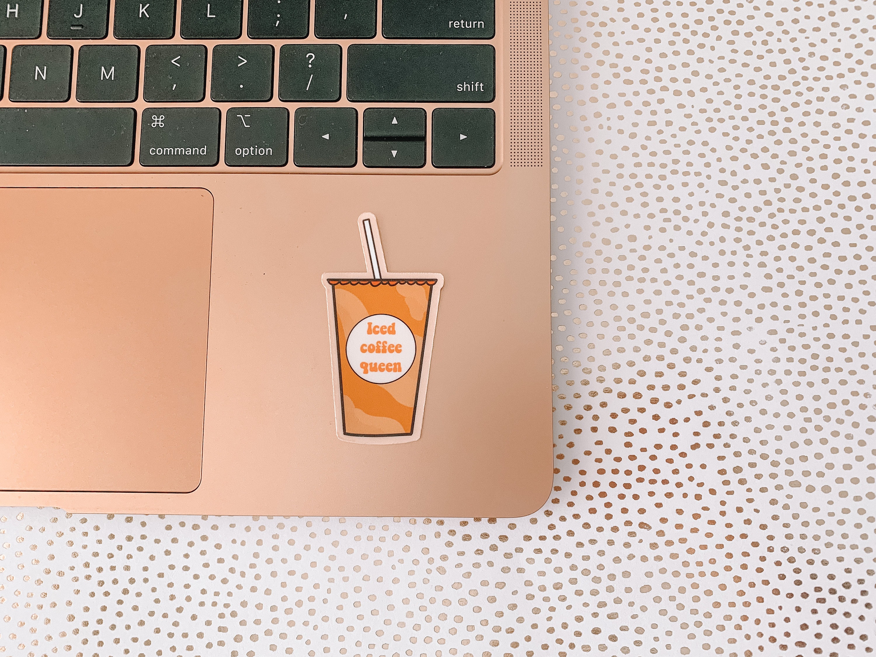 Iced Coffee Queen Sticker/decal & Waterproof - Etsy Hong Kong