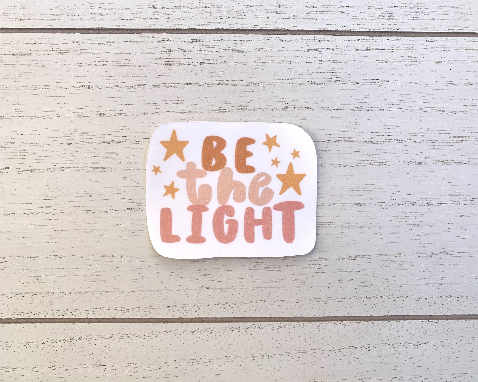 Be the Light Sticker/decal & Waterproof | Etsy
