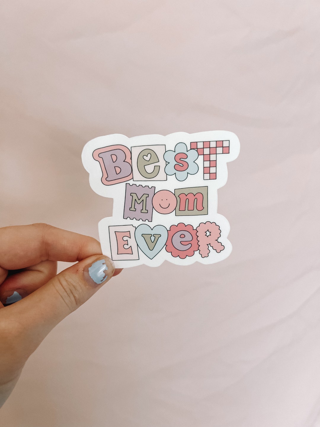 Best Mom Ever Sticker/mom Decal/mama Waterproof Sticker/mothers Day ...