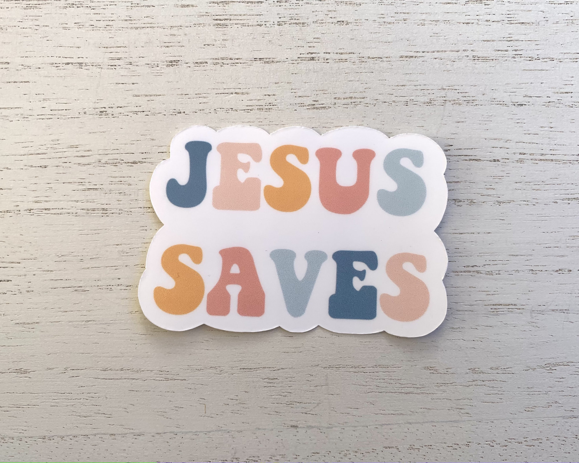Jesus Saves Sticker/Decal & Waterproof | Etsy