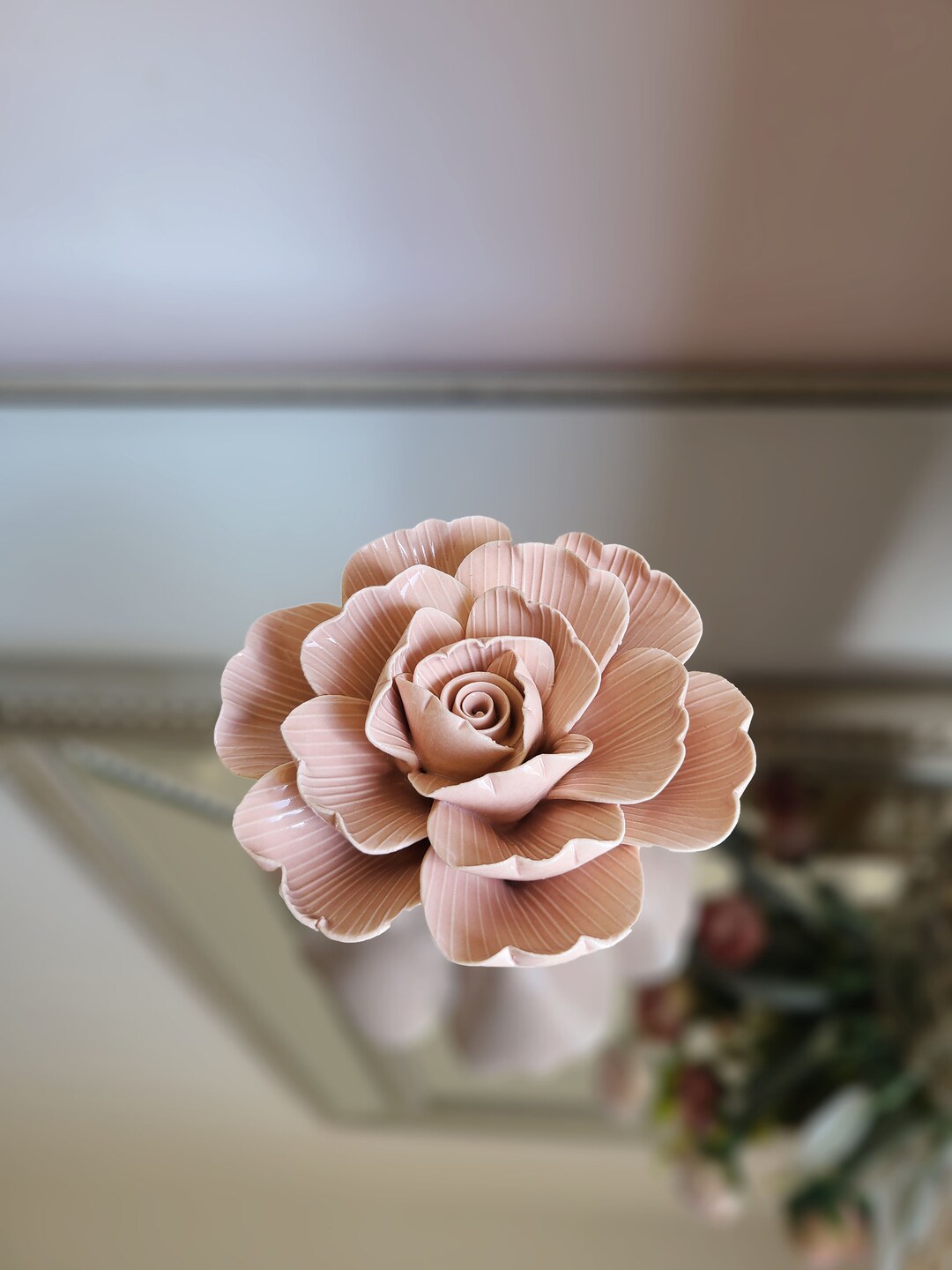 Floraison Flower Decorative Flower Ceramic Floral Decor Home ...