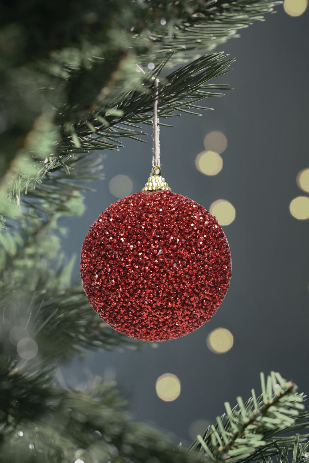 Ruby Red Foam Bauble in Christmas Décor and Xmas Decoration - Etsy UK
