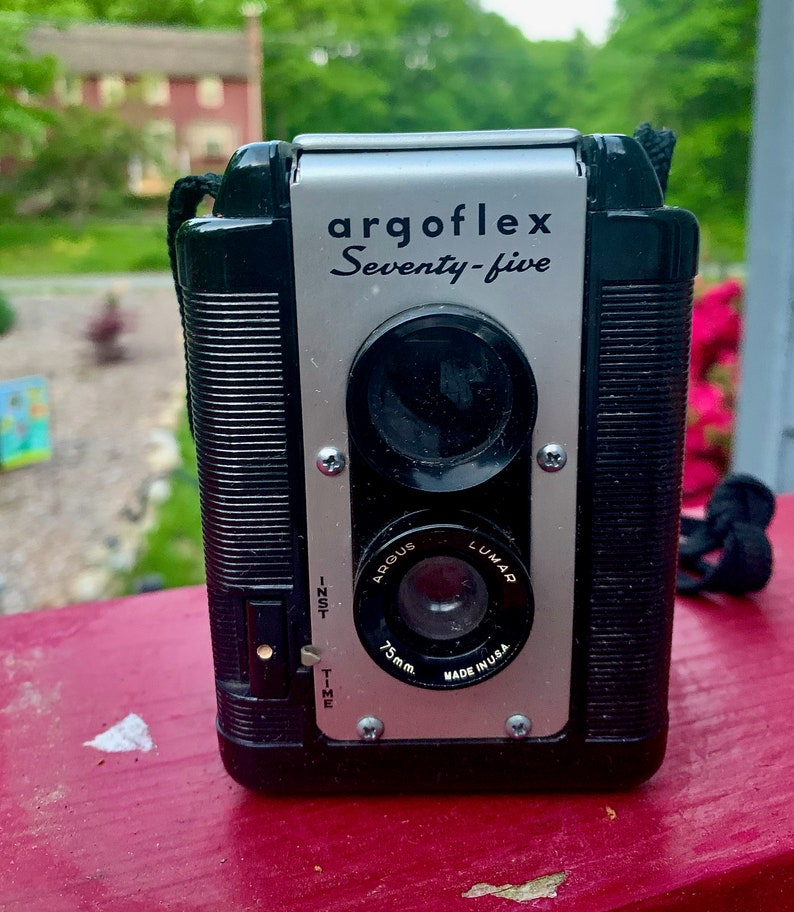 Vintage Argus Argoflex 75 Film Camera W/ Original Leather Case in Good ...