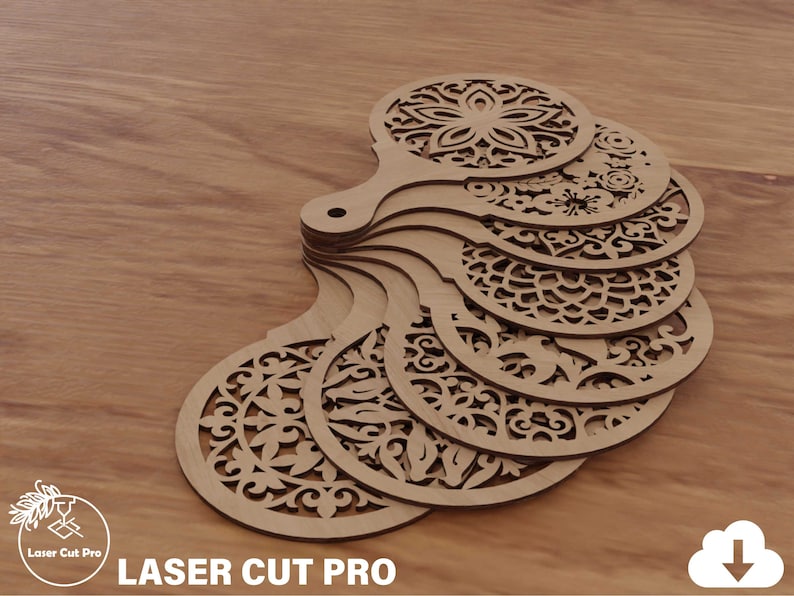 Elegant Laser-cut Wooden Coaster - Customizable Engraved Gift for ...