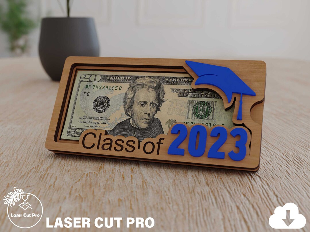 Graduation Cash Holder Laser Cut File - Graduation Cash Envelope Box ...
