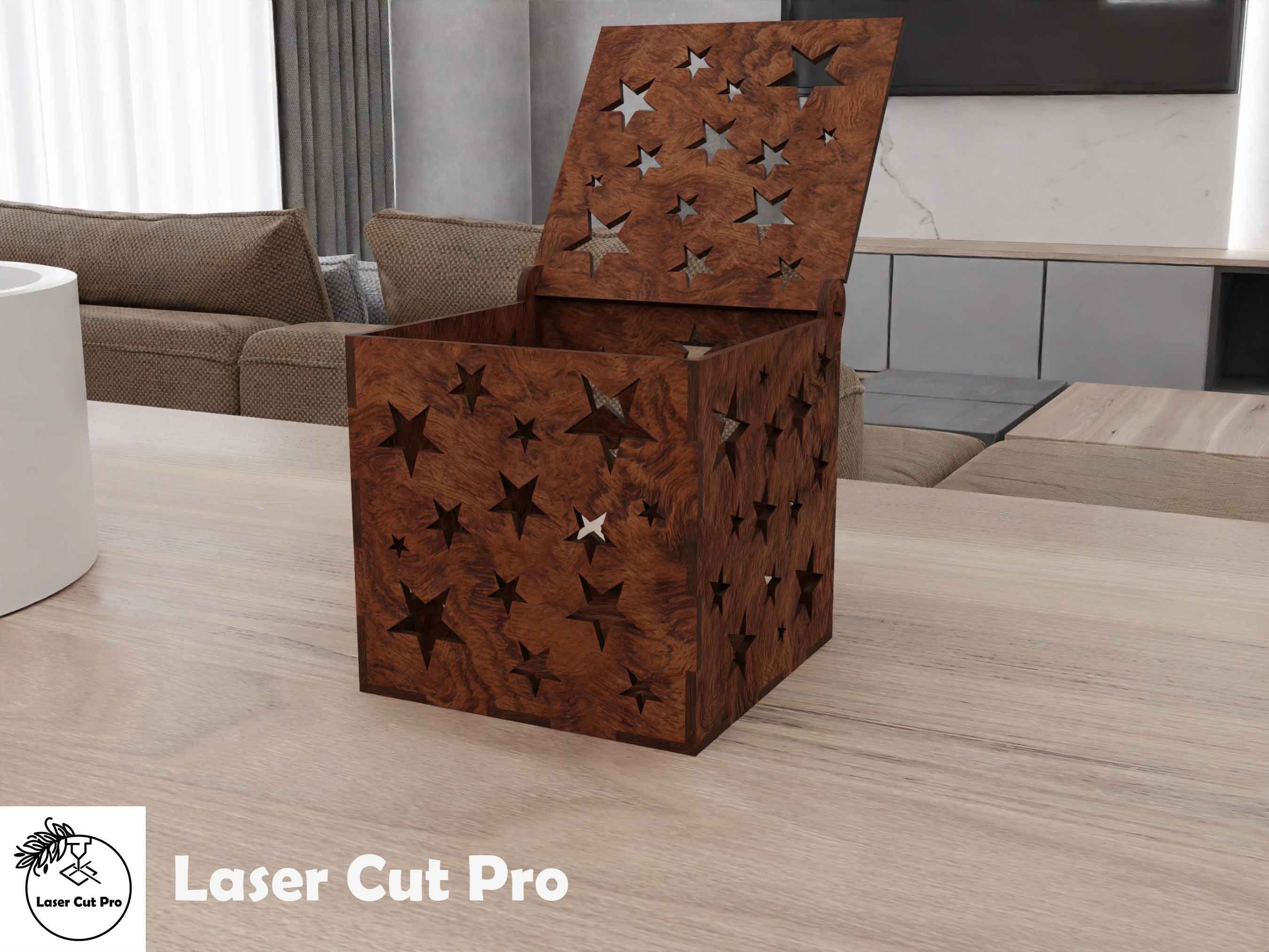 Wedding Card Box Laser Cut Files for Glowforge Watch Box - Etsy