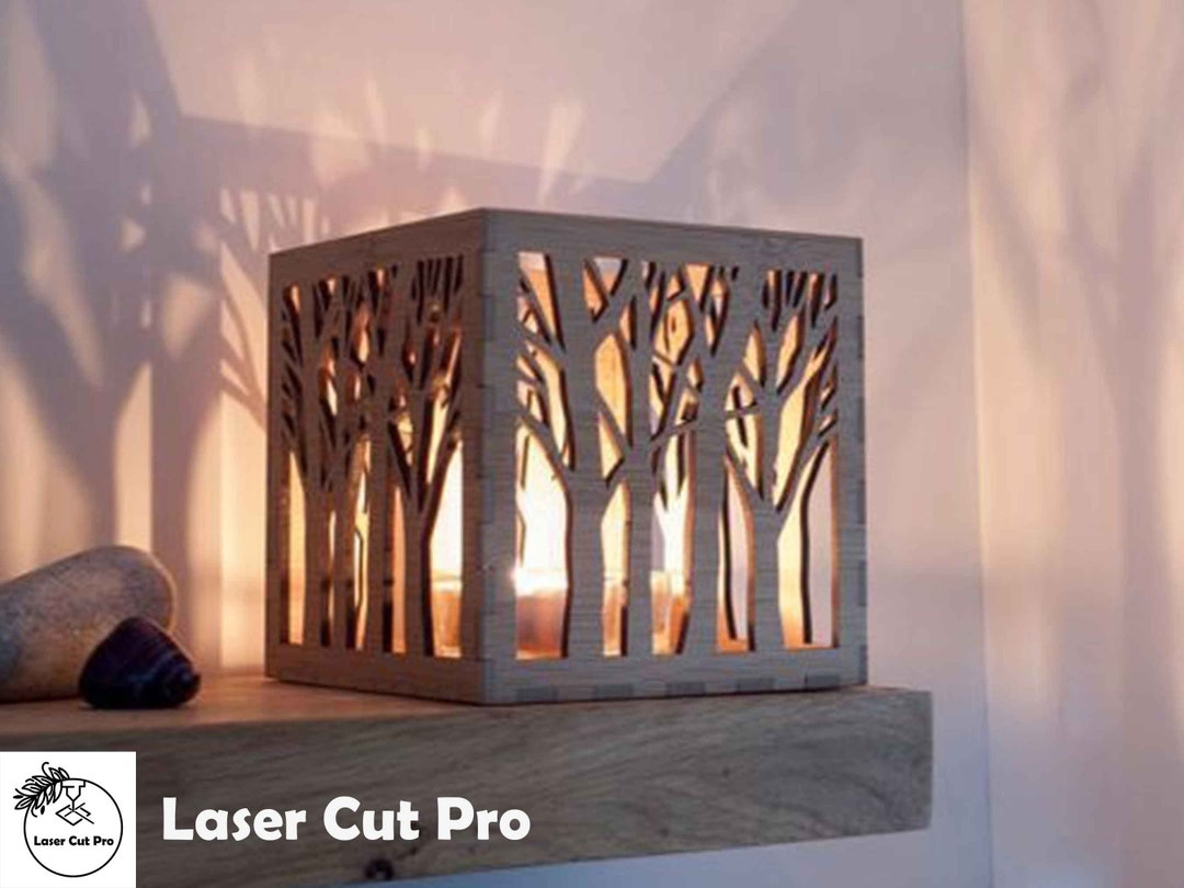 CNC Wooden Lantern Lamp Shades Light Fixture With Vintage Charm Life ...