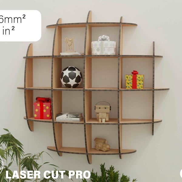 Laser Cut Floating Shelf - Etsy