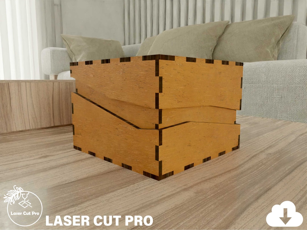 Laser Cut Wood Box Svg Gift Box - Wooden Storage Card Box for Wedding ...