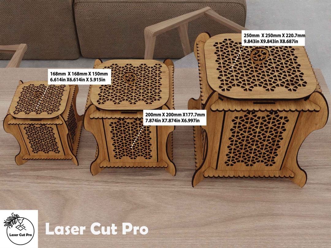 Shadow Box Laser Files for Glowforge Groomsmen Proposal Box Gift Box ...