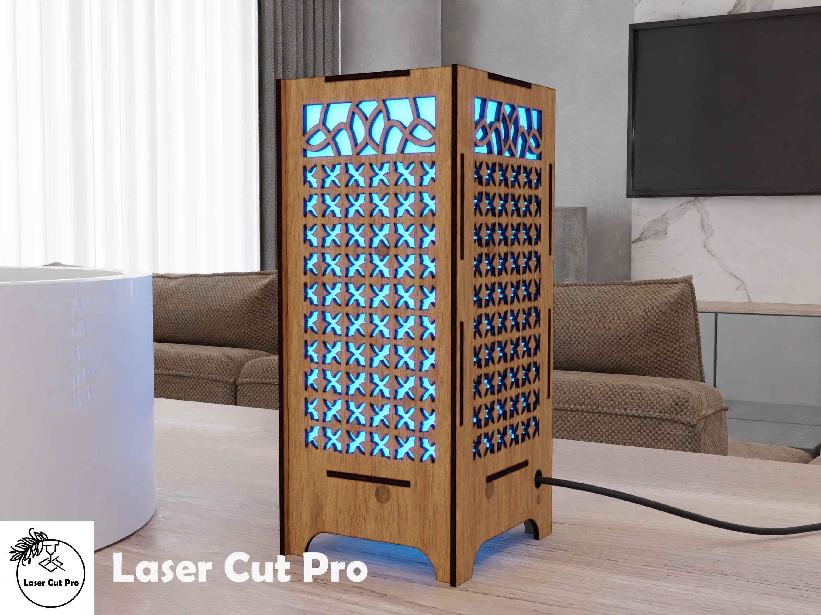 Glowforge 5 Table Shades Lamps Bundle Lamp Shade Laser Cut - Etsy