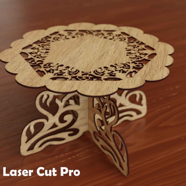 Laser Cut Cake Stand - Etsy UK