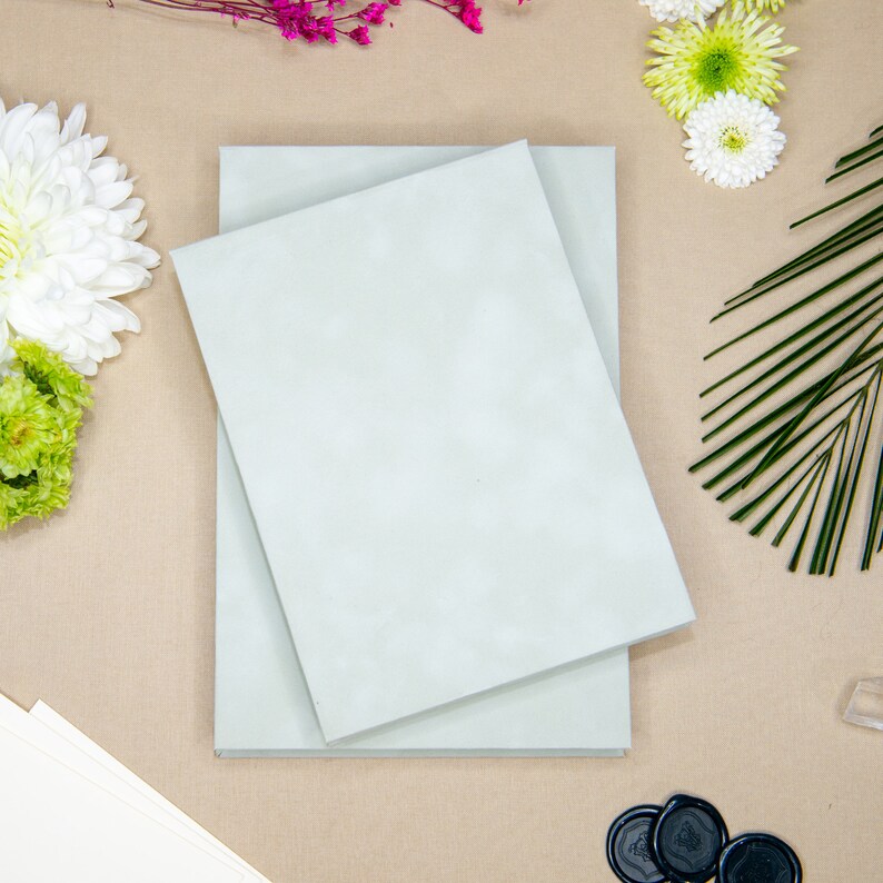 A7 Invitation Box With Pocket | Custom Fabric, Color and Quantity - Etsy