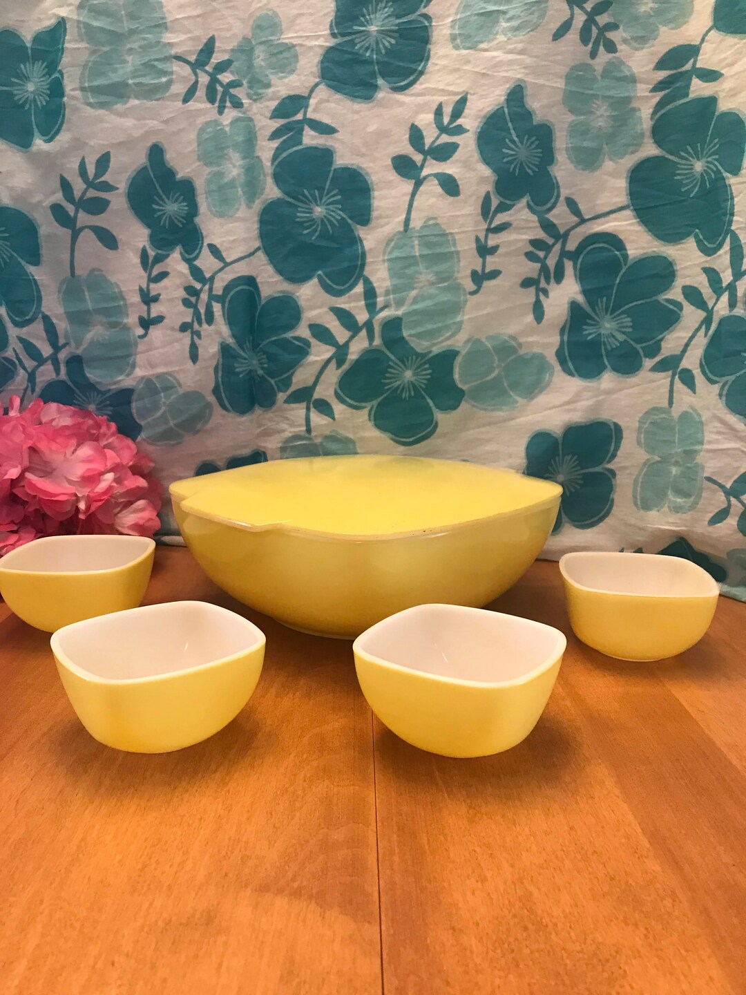 Vintage Pyrex Hostess Set Yellow - Etsy