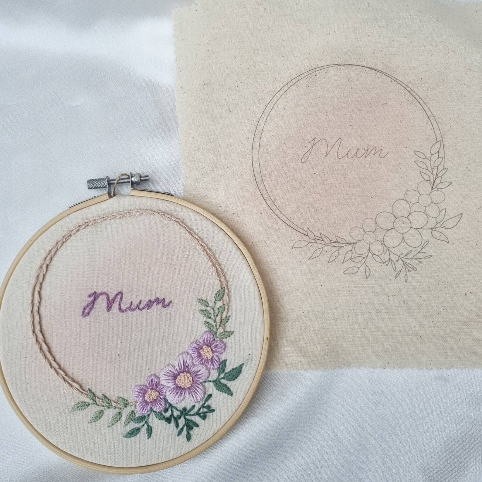 Mum Hand Embroidery Pattern, Mum Hand Embroidery Designs, Mum ...
