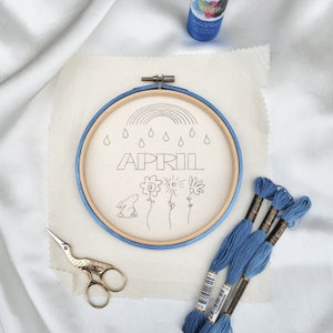 Blue Embroidery Hoop Frame, Blue Cross Stitch Hoop Frame , 3 Inch, 4 ...