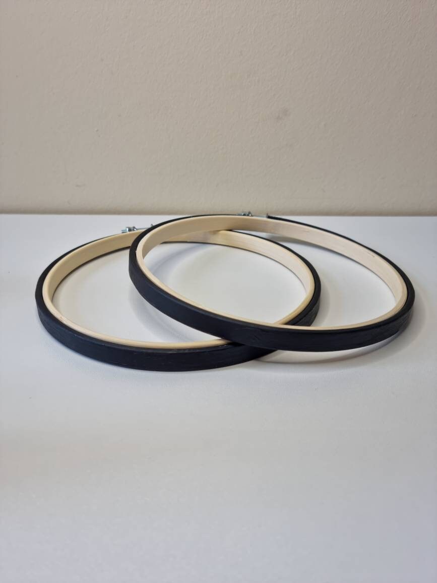 Black Embroidery Hoop Frame, Black Cross Stitch Hoop, Decorative ...