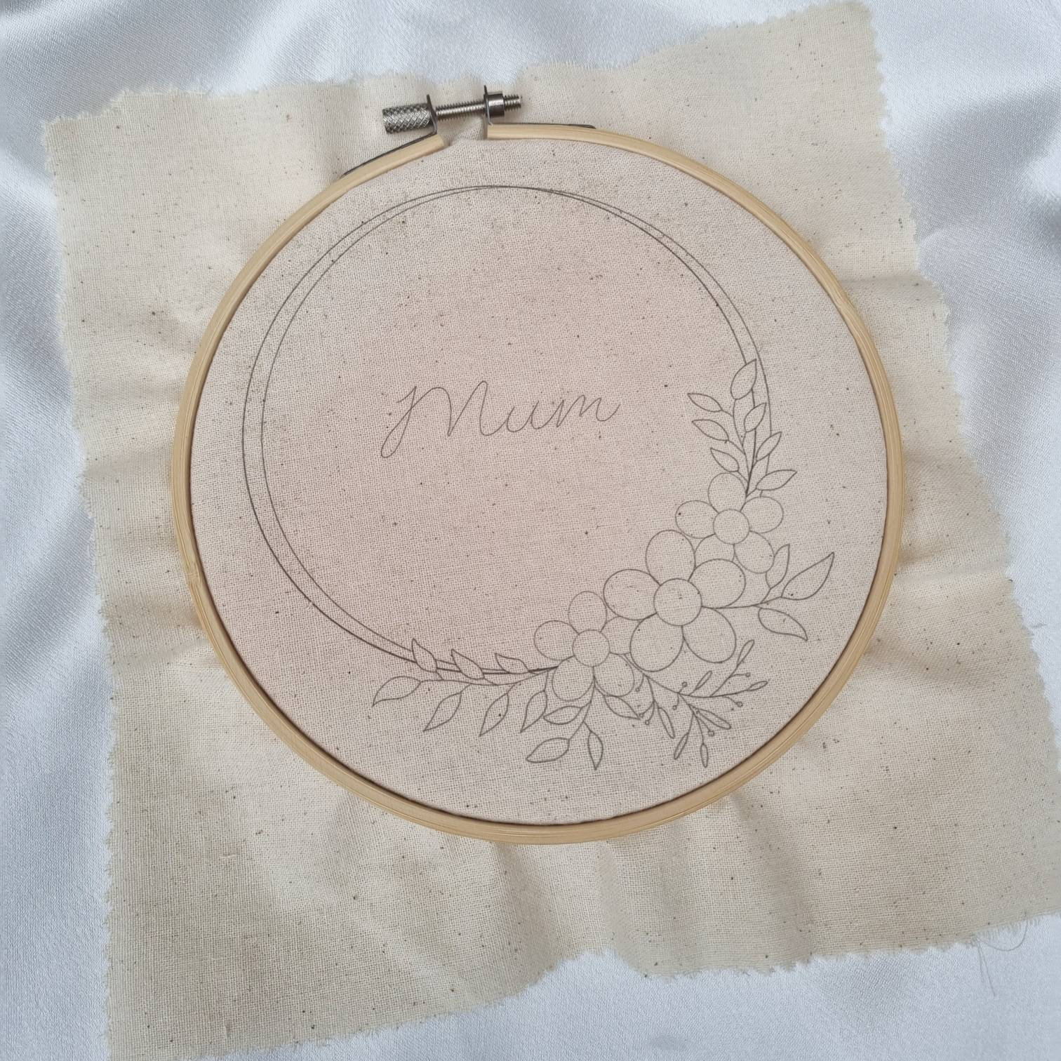 Mum Hand Embroidery Pattern, Mum Hand Embroidery Designs, Mum ...