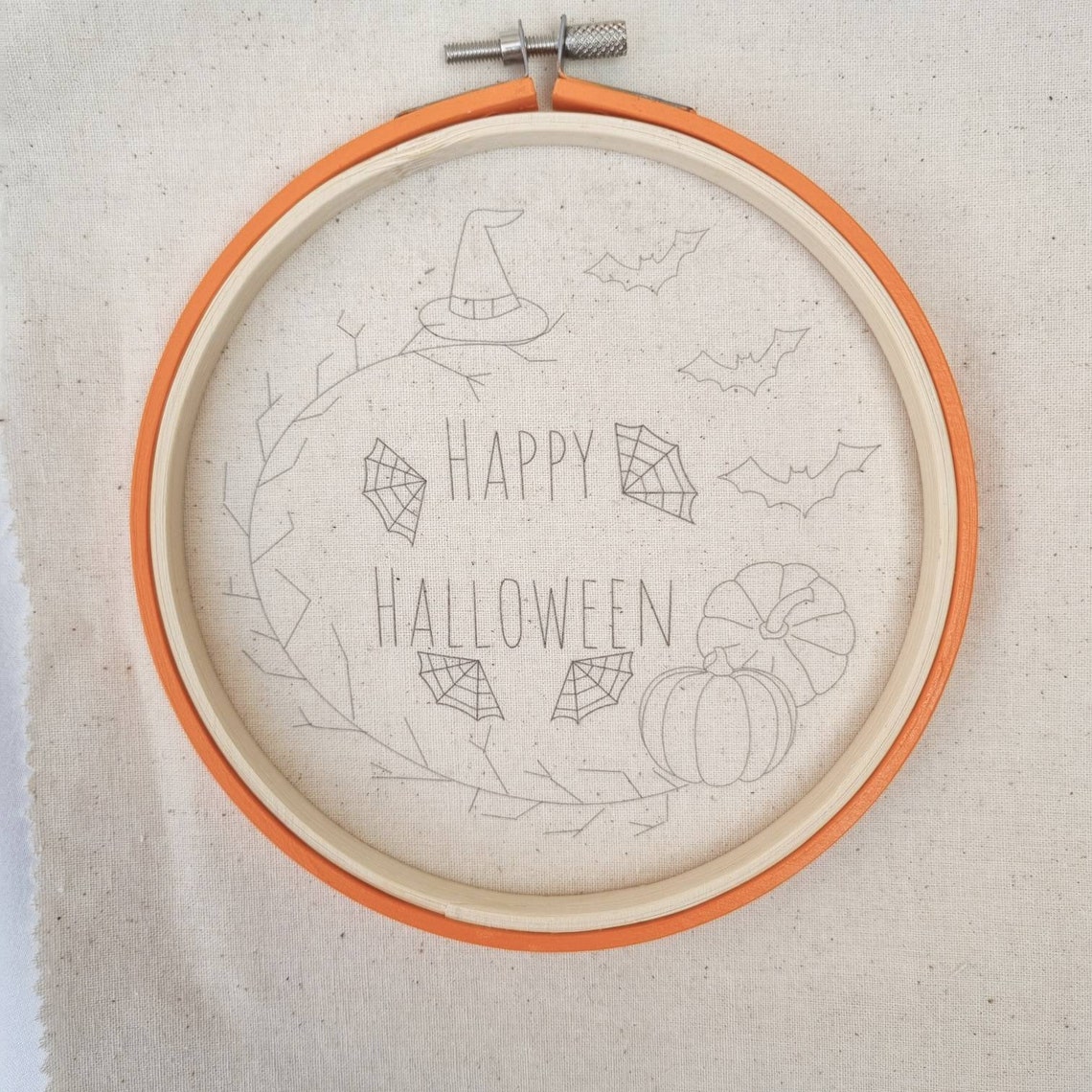 Halloween Embroidery Pattern Spooky Season Embroidery - Etsy