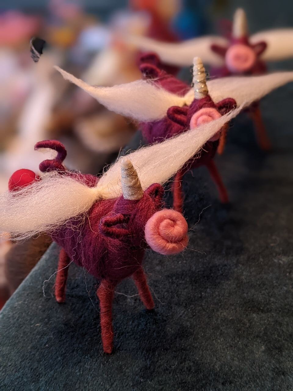 Flying Pegasus Uni-pig Special Creation for Good Luck Pink - Etsy